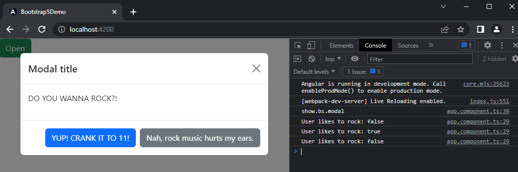 Bootstrap 5 Using Components Without Jquery In Angular Blogimmatt